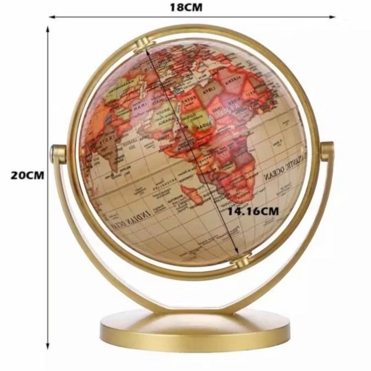 360° rotating earth rotating map globe – thereliefbox